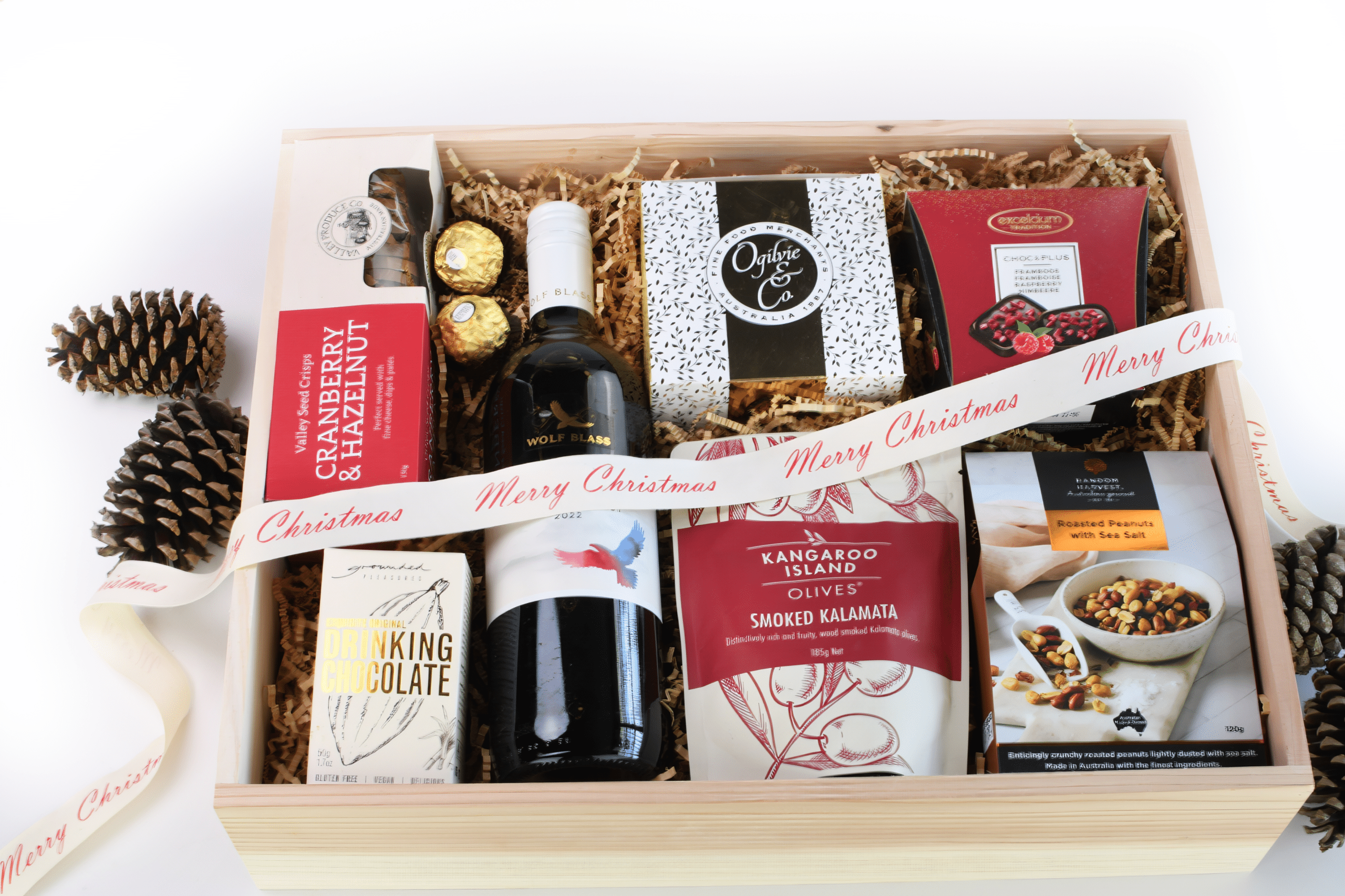 Xmas wine and dine - Luxury Blooms & Hampers