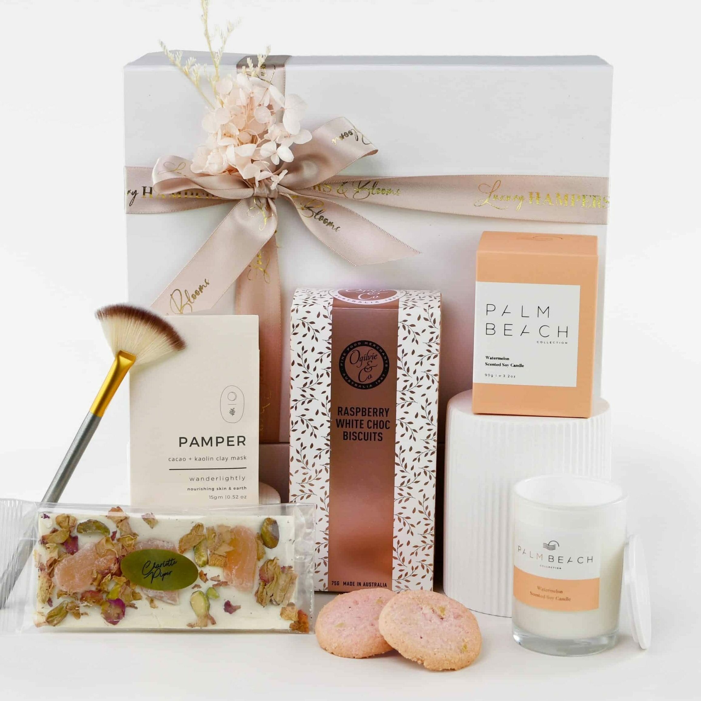 Mini Pamper Hamper - Luxury Blooms & Hampers